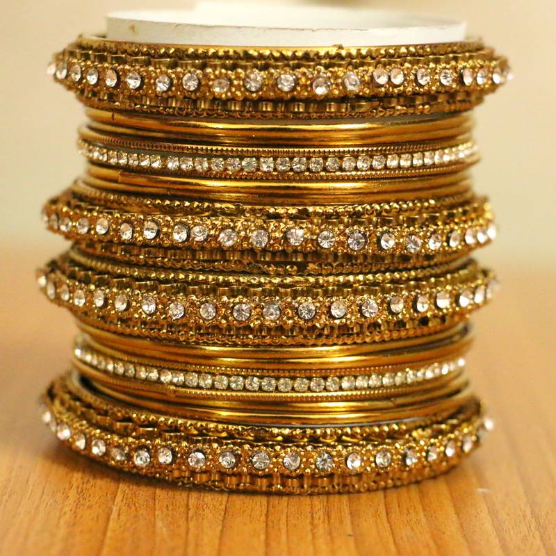 BRONZE ZIRCON BANGLES – Sanvi Jewels